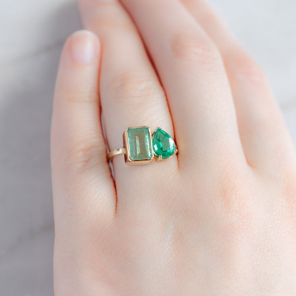 Design Your Own Custom | Emerald Engagement Ring – Alexis Russell
