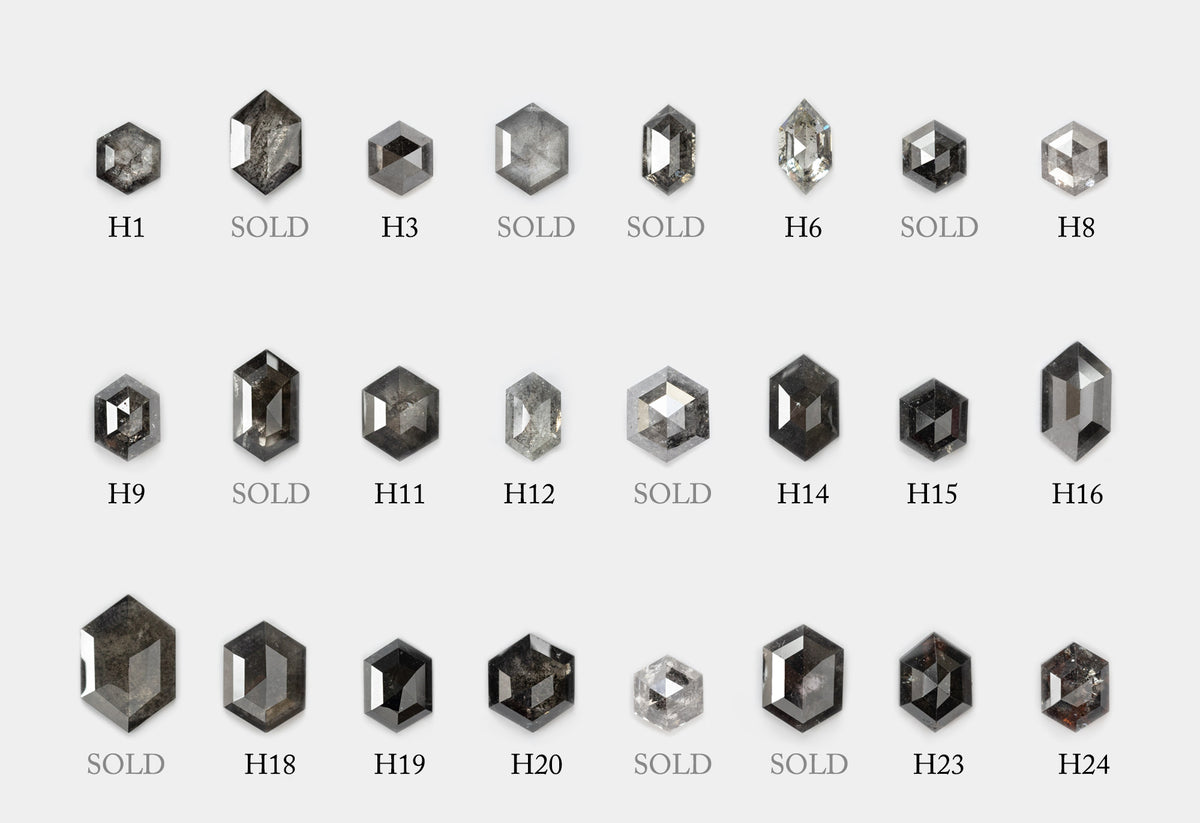 Design Your Hexagon Diamond Engagement Ring & Alexis Russell