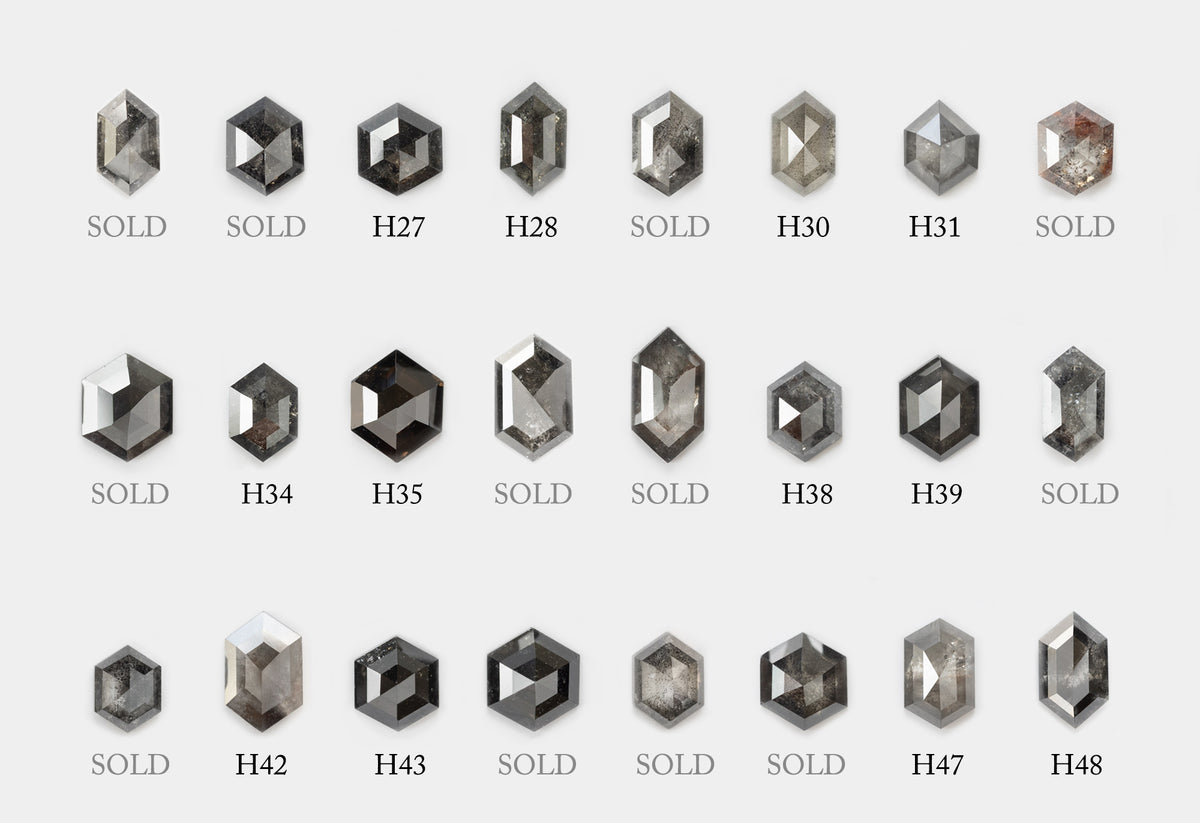 Design Your Hexagon Diamond Engagement Ring & Alexis Russell