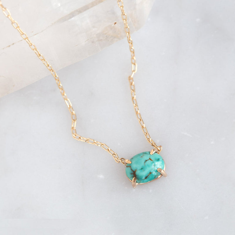 Turquoise gemstone necklace store